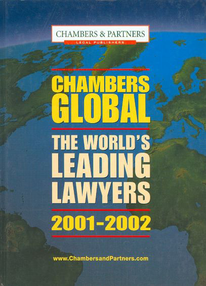 CHAMBERS GLOBAL / EUROPE 2001 - 2002 | Timagenis Law Firm